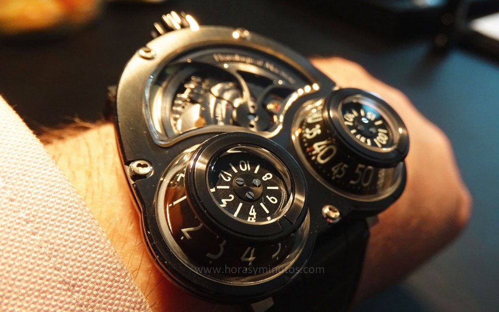 En la muñeca: MB&F HM3 Megawind Limited Edition - Horas y Minutos