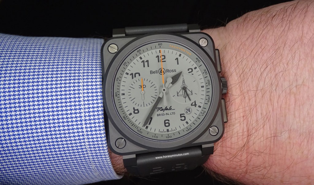 En la muñeca: nuevo Bell & Ross BR 03 94 Rafale. Fotos en vivo y precio ...