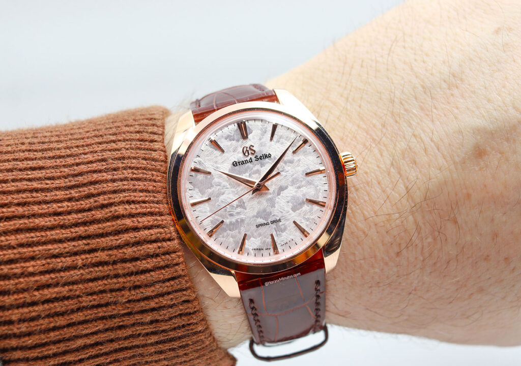 Grand Seiko Elegance Hana-Ikada. Fotos en vivo y precio - Horas y Minutos