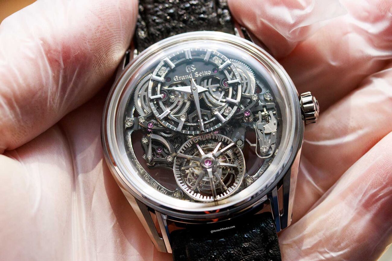 En vivo: Grand Seiko Kodo Constant-Force Tourbillon SLGT003 - Horas y ...