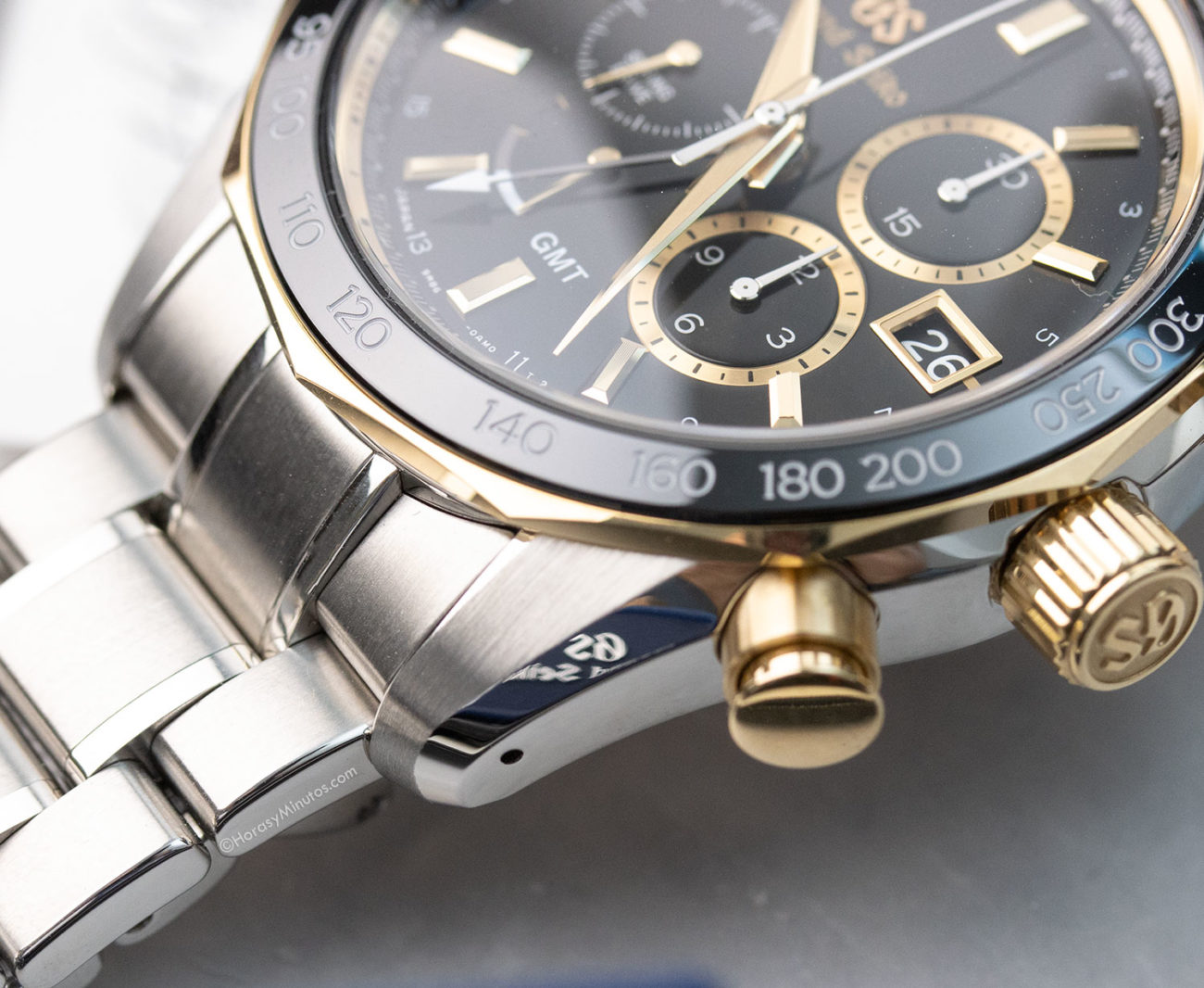 Grand Seiko Spring Drive Chronograph GMT 140th Anniversary. Lo tiene ...
