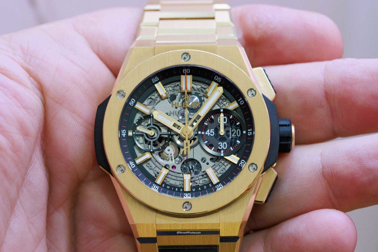 Los cuatro relojes de la Hublot Yellow Gold Collection, en vivo - Horas ...