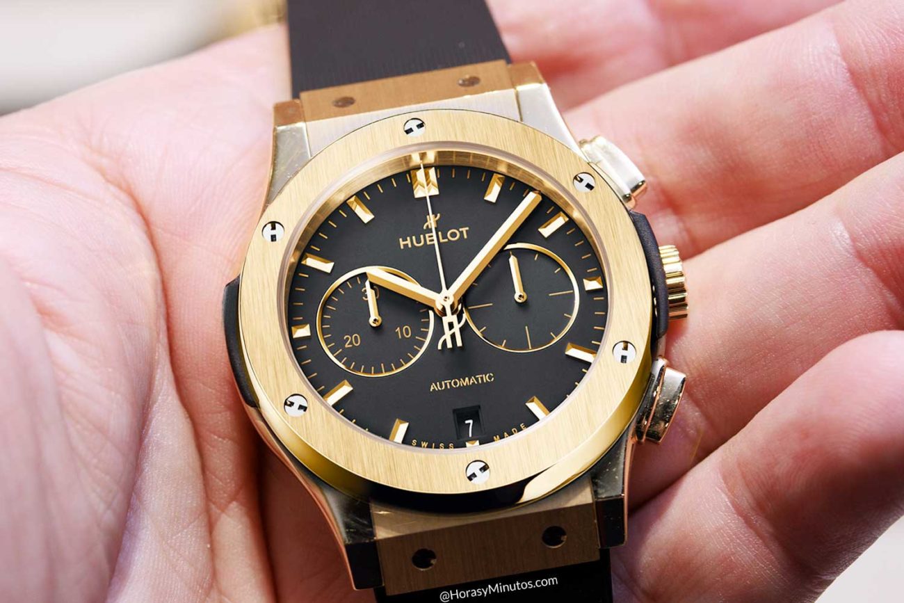 Los cuatro relojes de la Hublot Yellow Gold Collection, en vivo - Horas ...