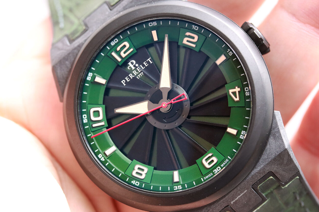 Perrelet Turbine Carbon: Vídeo, fotos en vivo y precio - Horas y Minutos