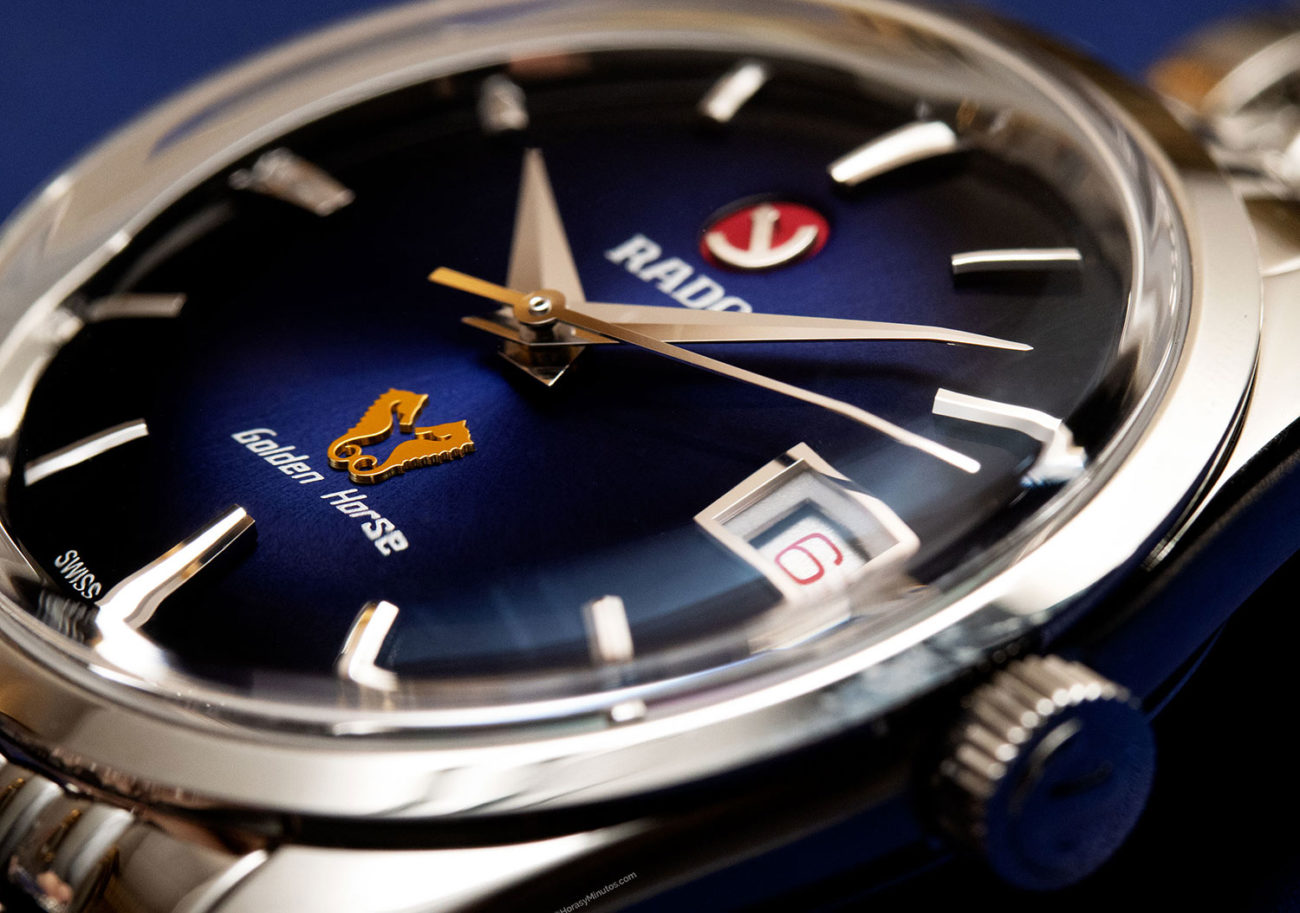 Rado Golden Horse Automatic Azul. Fotos en vivo y precio - Horas y Minutos
