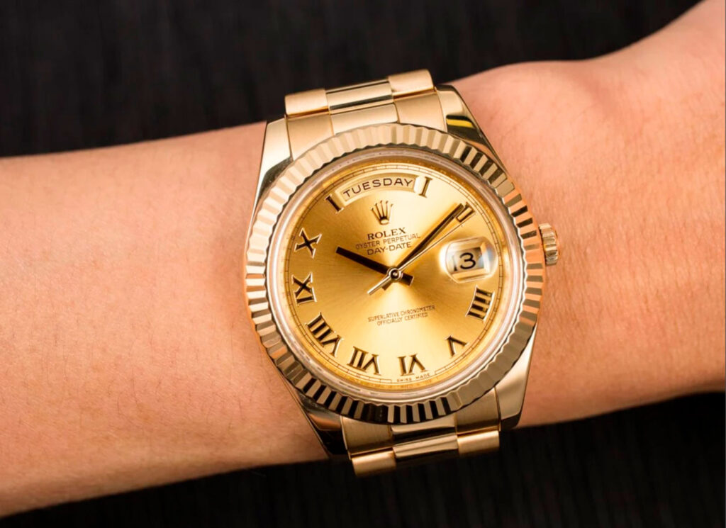 La historia del Rolex Day-Date y el nuevo modelo de platino, en vivo ...