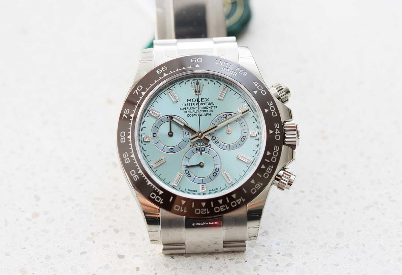 Rolex Daytona Platinum Ice Blue. El unicornio, en vivo - Horas y Minutos