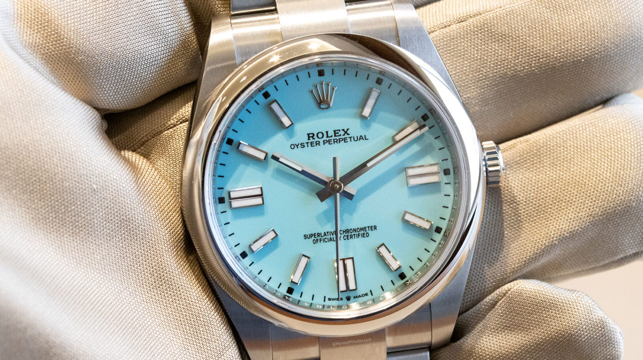 Rolex Oyster Perpetual 41 mm 2020. Fotos en vivo y precios - Horas y ...