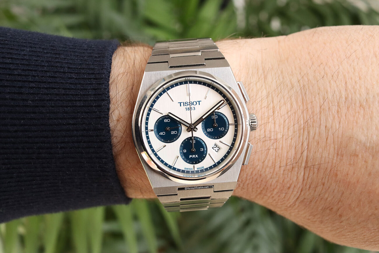 Tissot PRX Automatic Chronograph "Panda Azul". Fotos en vivo y precio ...