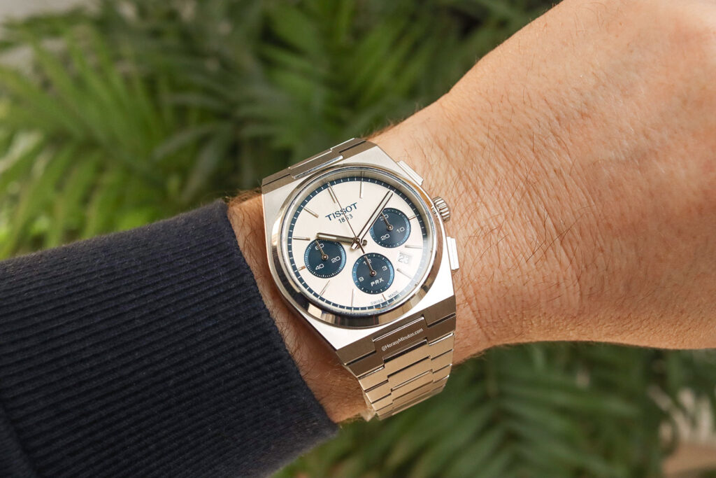 Tissot PRX Automatic Chronograph "Panda Azul". Fotos en vivo y precio ...