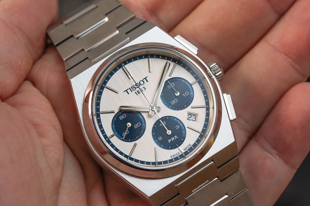 Tissot PRX Automatic Chronograph "Panda Azul". Fotos en vivo y precio ...