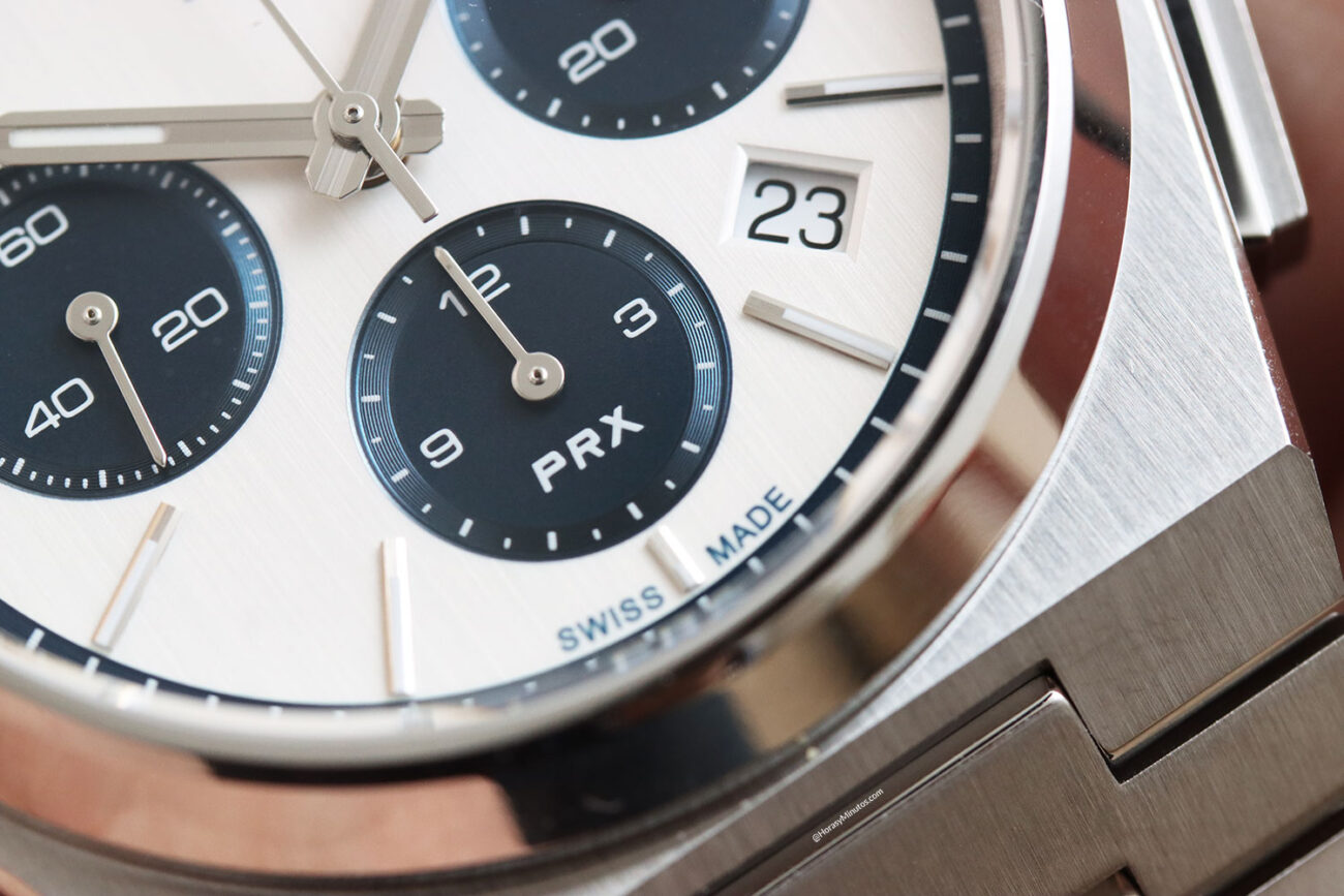 Tissot PRX Automatic Chronograph "Panda Azul". Fotos en vivo y precio ...