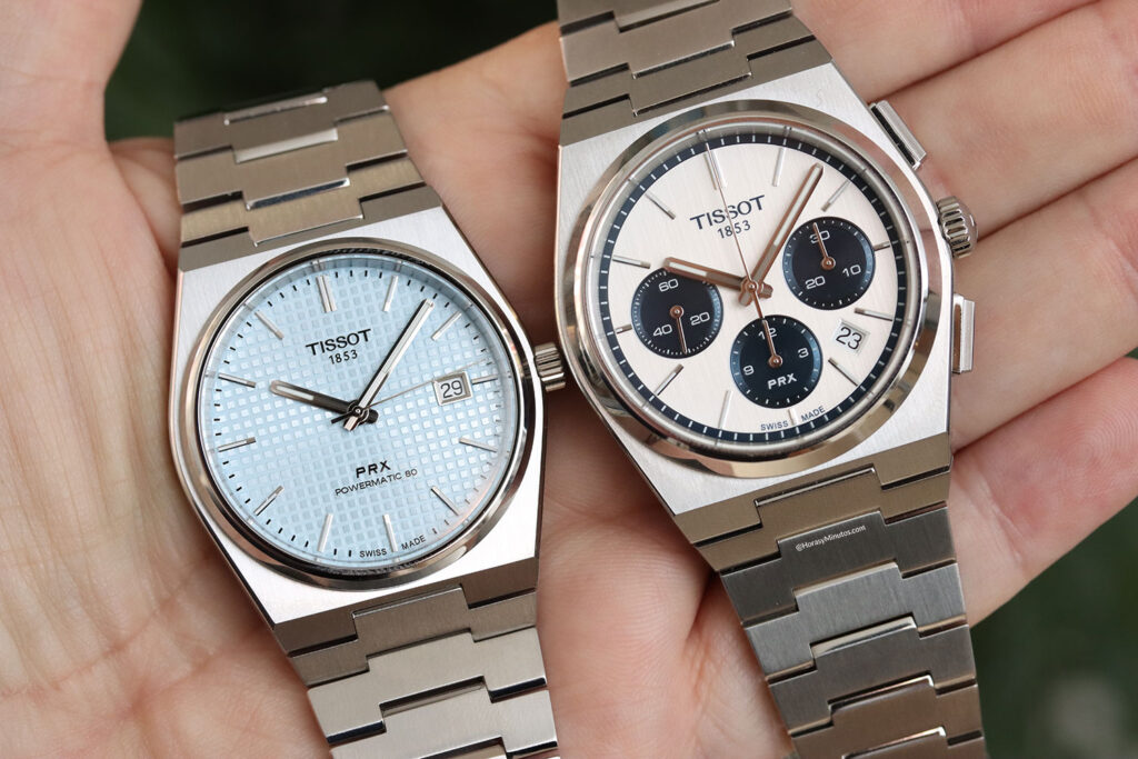 Tissot PRX Automatic Chronograph "Panda Azul". Fotos en vivo y precio ...