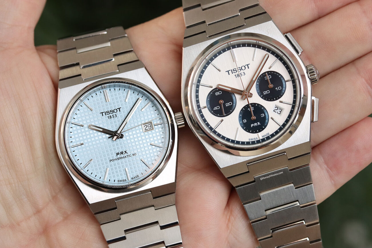 Tissot PRX Automatic Chronograph "Panda Azul". Fotos en vivo y precio ...