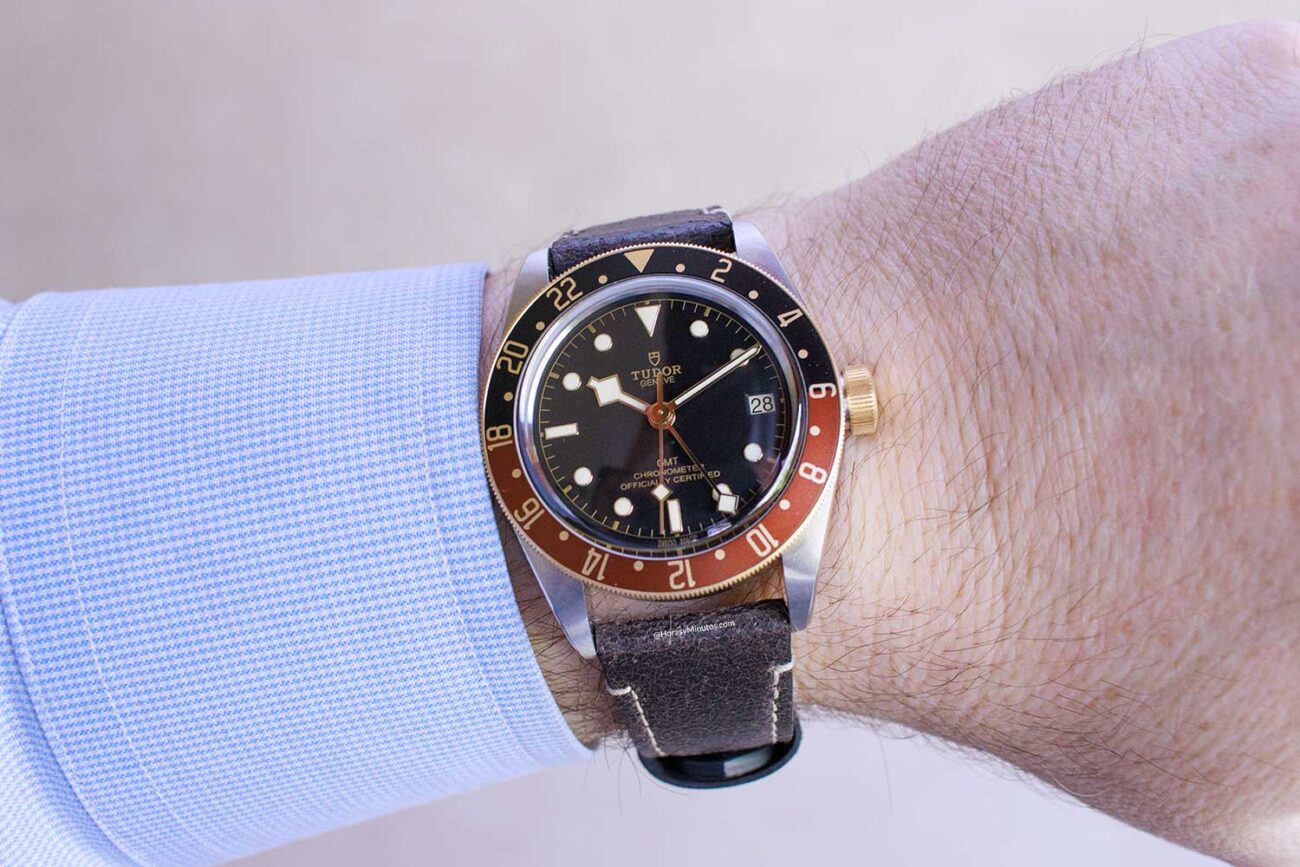 Tudor Black Bay GMT Root Beer. Fotos en vivo y precios - Horas y Minutos