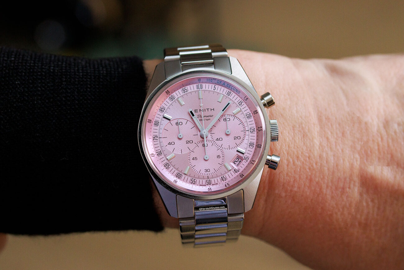 Zenith Chronomaster Original Pink. Fotos en vivo y precio - Horas y Minutos