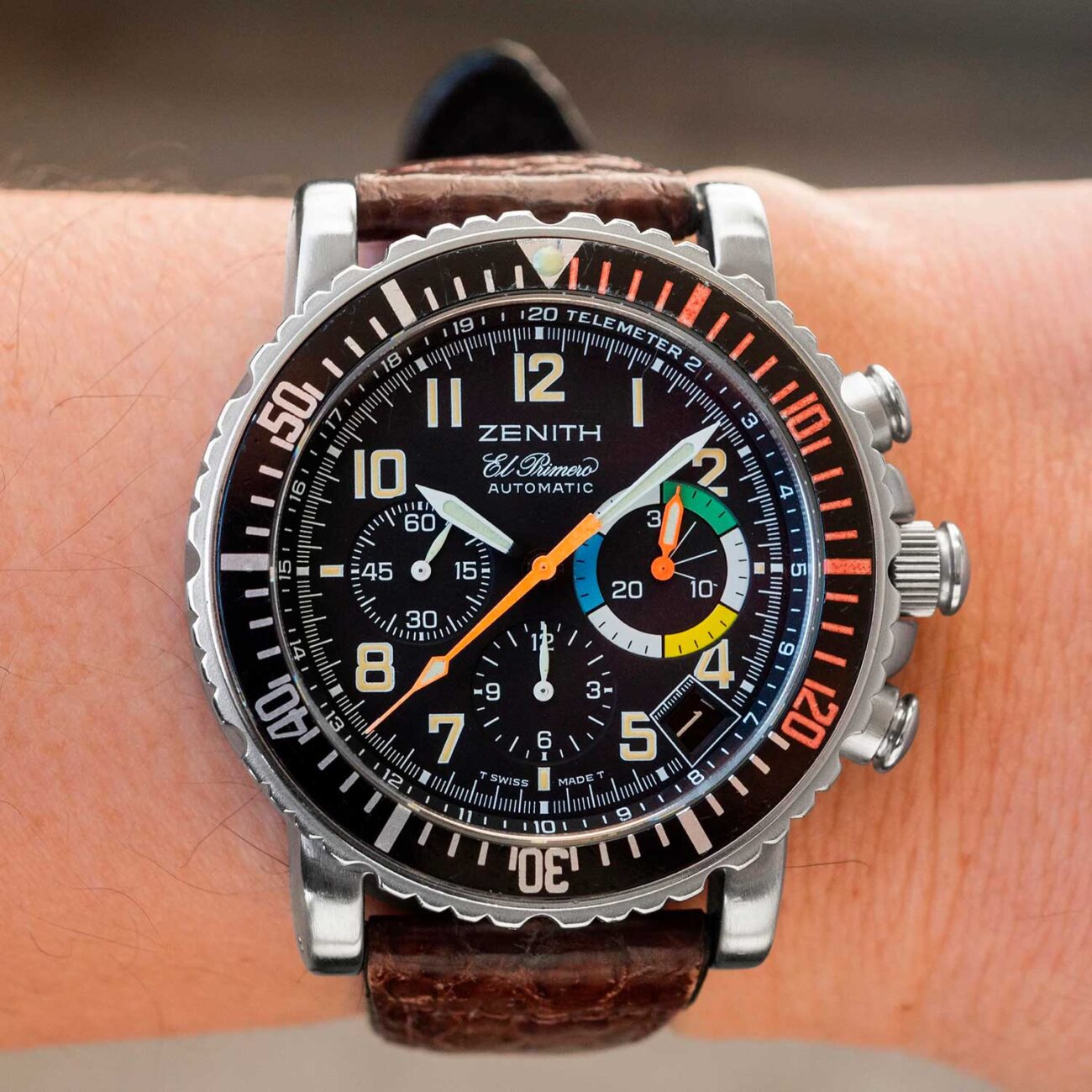 Zenith Pilot Big Date Flyback Chronograph. Fotos en vivo y precio ...